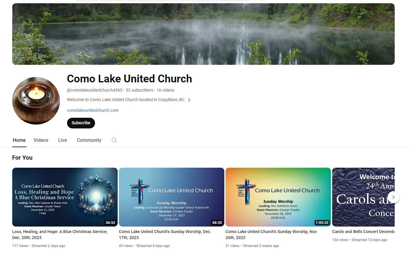 Como Lake United Church Home Page